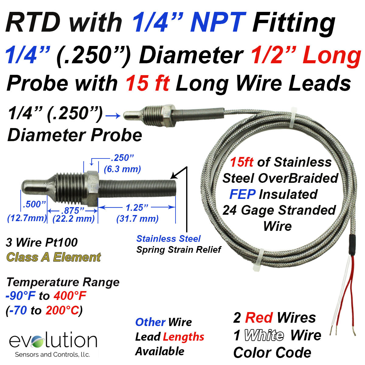 Rtd Temperature Probes